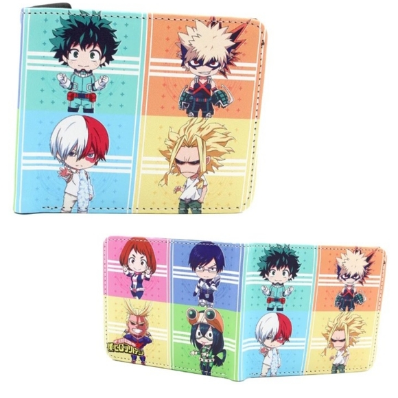 my hero academia | Accessories | New My Hero Academia 4x5 Bifold Wallet ...